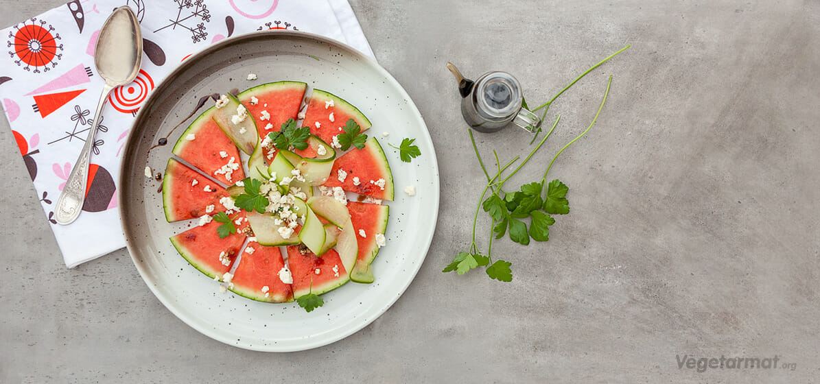 Vannmelon Reddik Salat